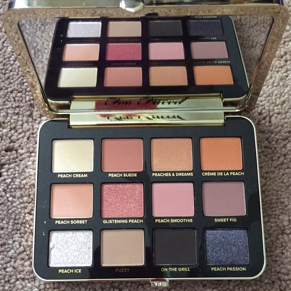 Too Faced | Makeup | Nib Too Faced White Peach Eye Shadow Palette ...